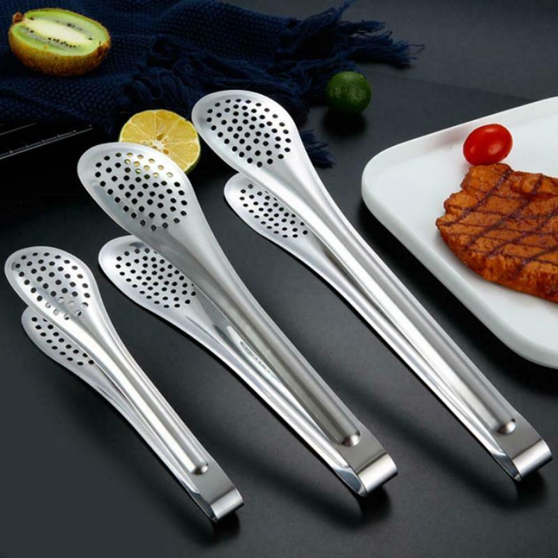 Multifunction Premium Stainless Steel Kitchen Food Tongs / Metal Food ...