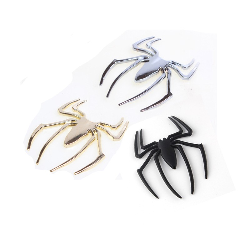 1 x Metal Spider Spiderman Logo Motor Car Rear Side Emblem Sticker ...