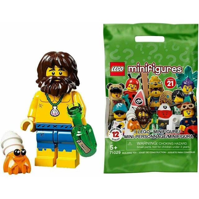 LEGO 71029 CMF Series 21 Minifigure [SEALED] - (3) Shipwreck Survivor ...