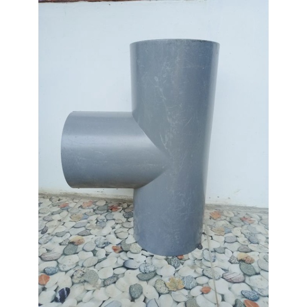 Fittings pvc tee 6x6 inch AW rucika | Shopee Singapore