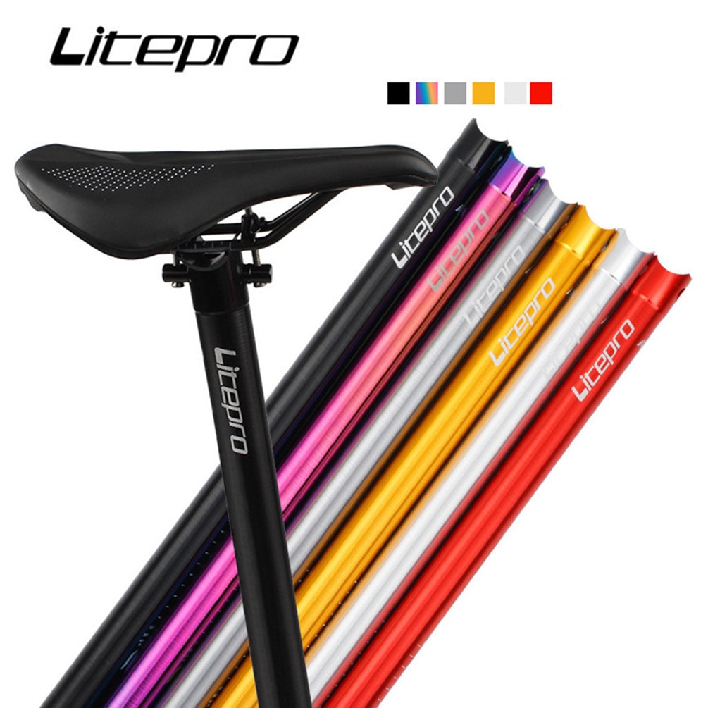 Litepro Folding Bike CNC Aluminum Alloy 31.8x580MM Seatpost Seat Rod ...