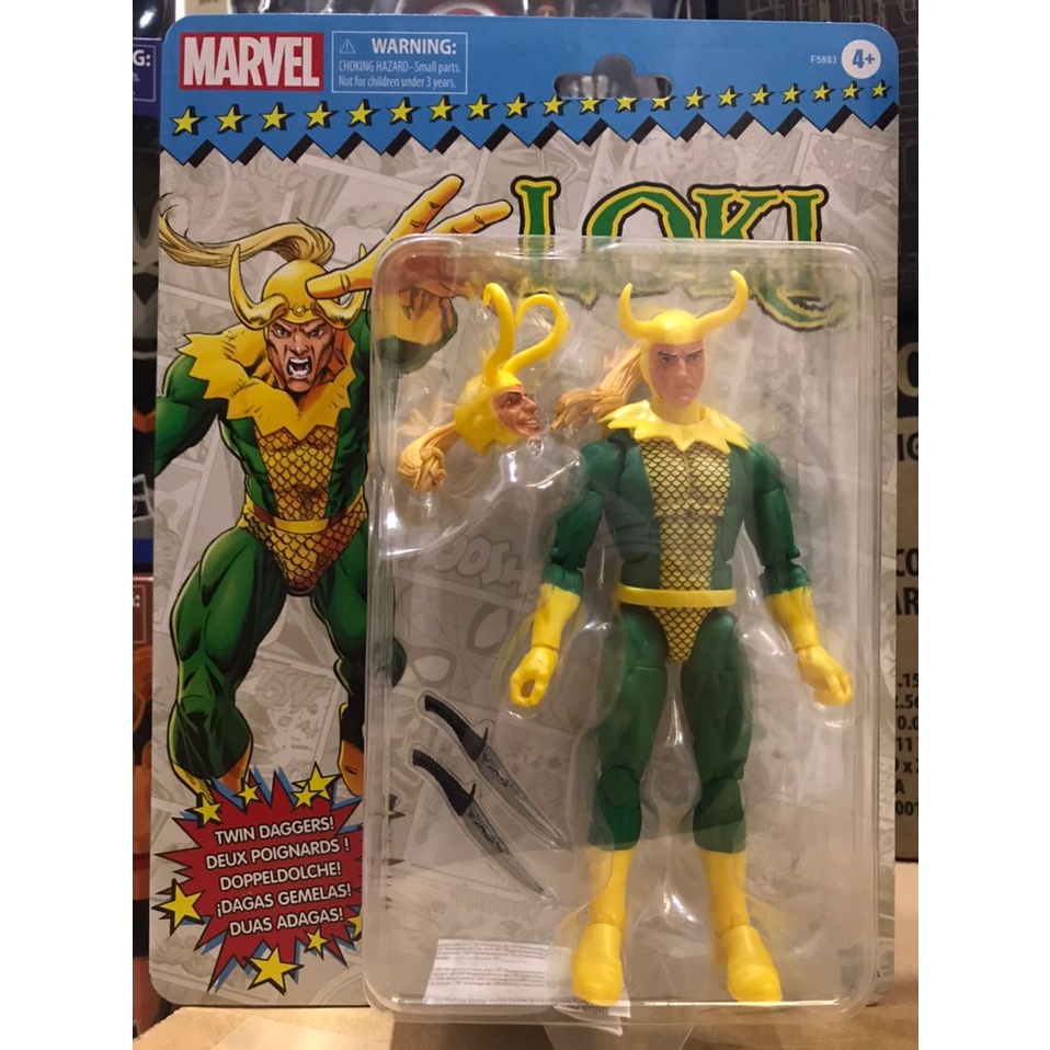 Marvel Legends Retro 6" Loki (MOSC) | Shopee Singapore