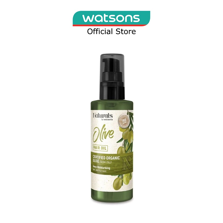 NATURALS BY WATSONS Certified Organic Olive Oil Deep Moisturising Hair ...