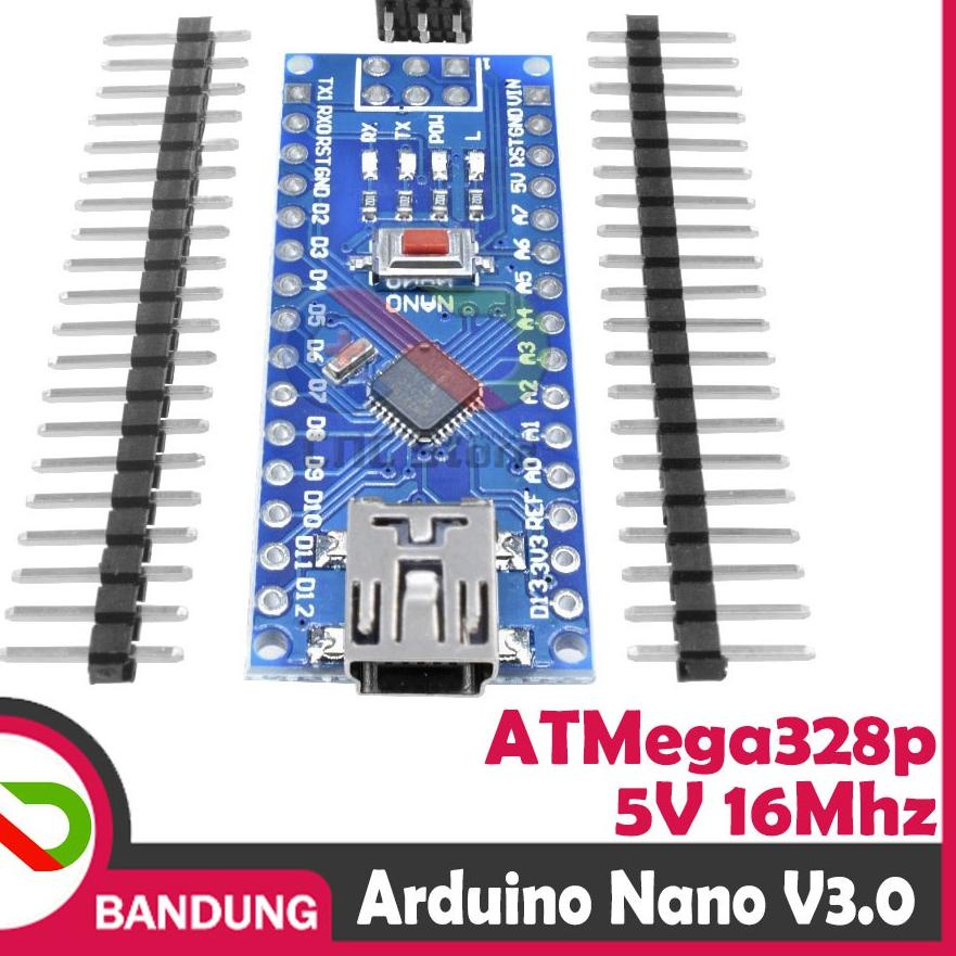 I ARDUINO NANO V3 ATMEGA328P-PU 5V ARDUINO NANO ATMEGA328 Without MINI USB DATA Cable | Shopee ...