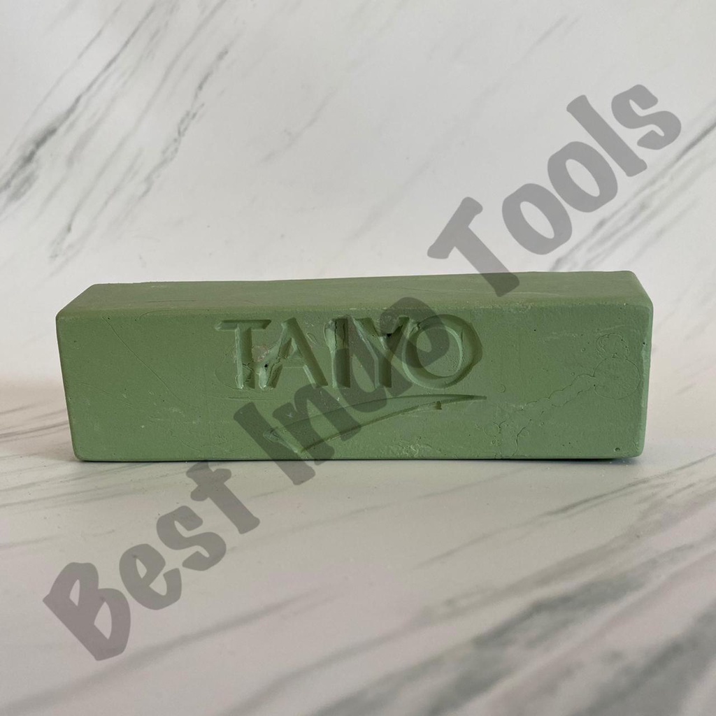 HIJAU TAIYO GREEN METAL POLIS POLISHING WAX LANGSOL BAR 500 GRAM 0.5 KG ...