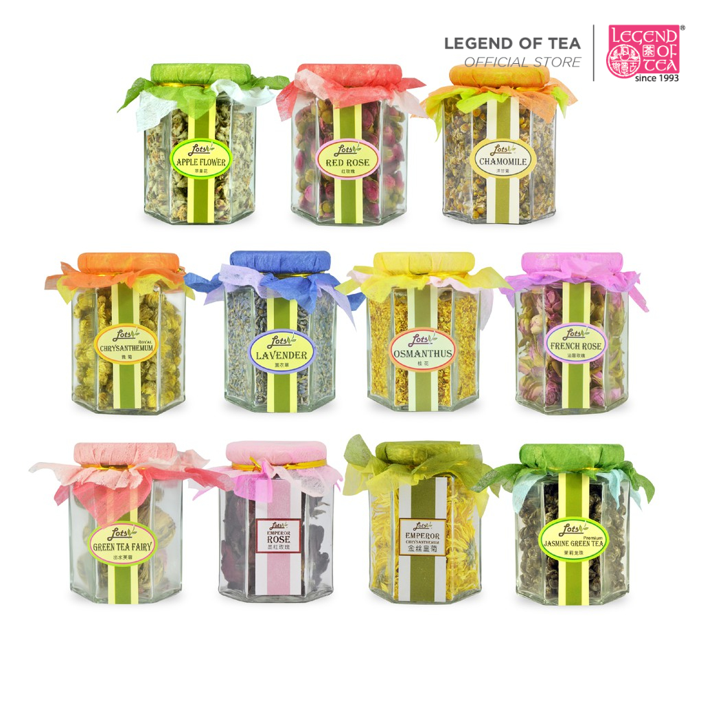 Lots Flower Tea Series French Rose/Chamomile/Chrysanthemum/Lavender ...