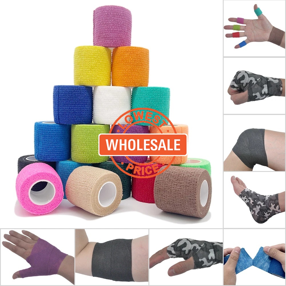 [Wholesale Price]1Roll Colorful Self Adhesive Elastic Bandage Wrap Tape ...
