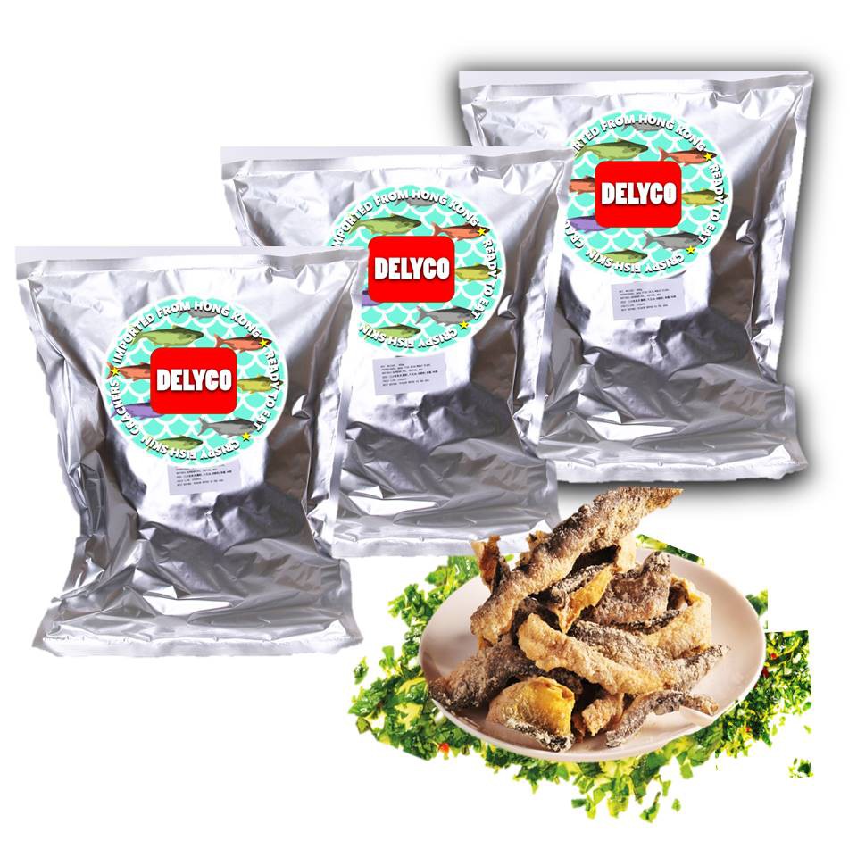 Delyco Crispy Fish Skin Cracker 600g X 3 | Shopee Singapore