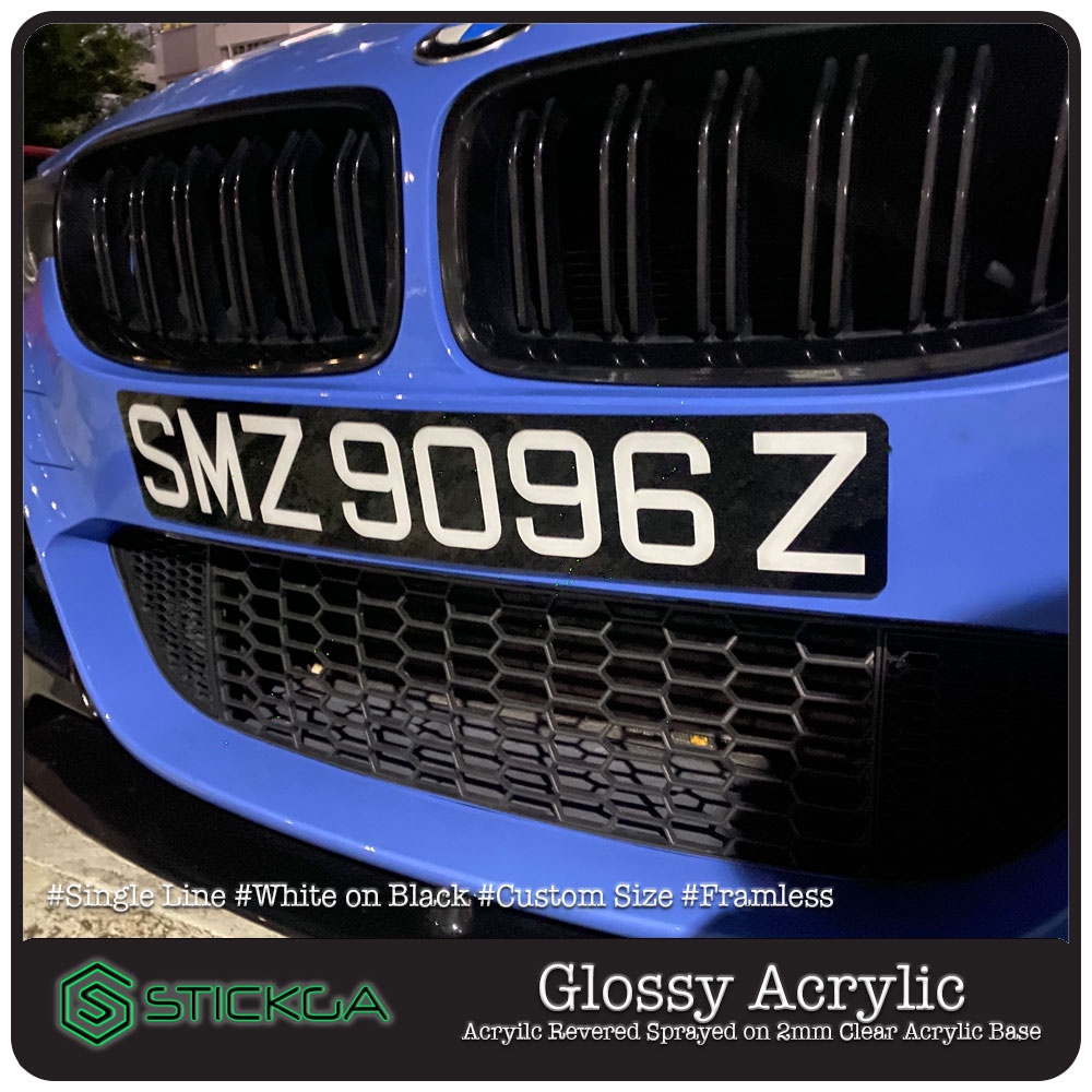 [🇸🇬SG Local Seller] Cheapest Acrylic Car Plate (LTA Compliance ...