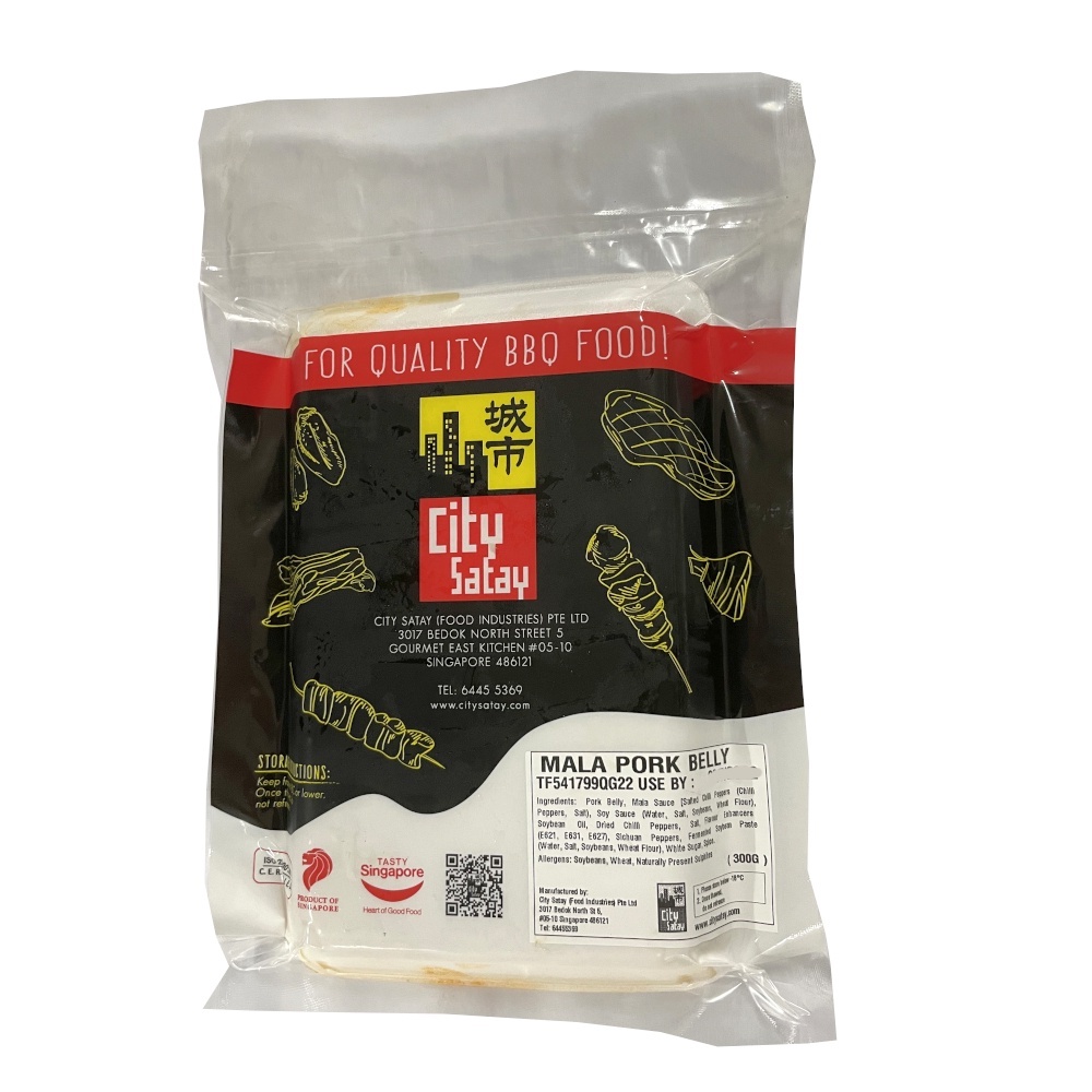 City Satay Pork Belly - Mala (300g) | Shopee Singapore