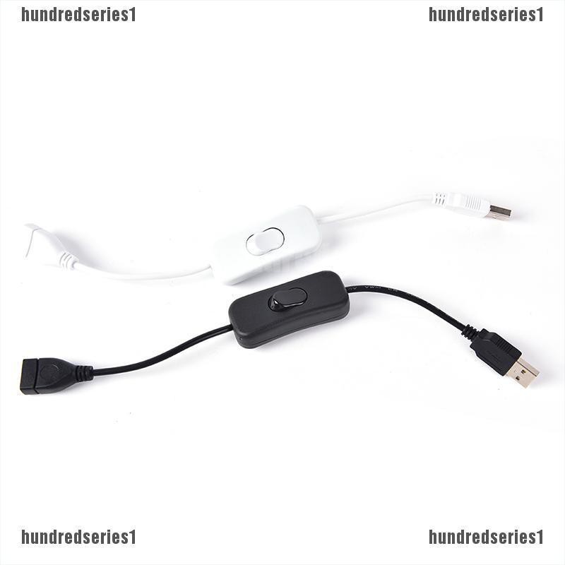 [Hundred] USB Cable Male to Female Switch ON OFF Cable Toggle LED Lamp ...