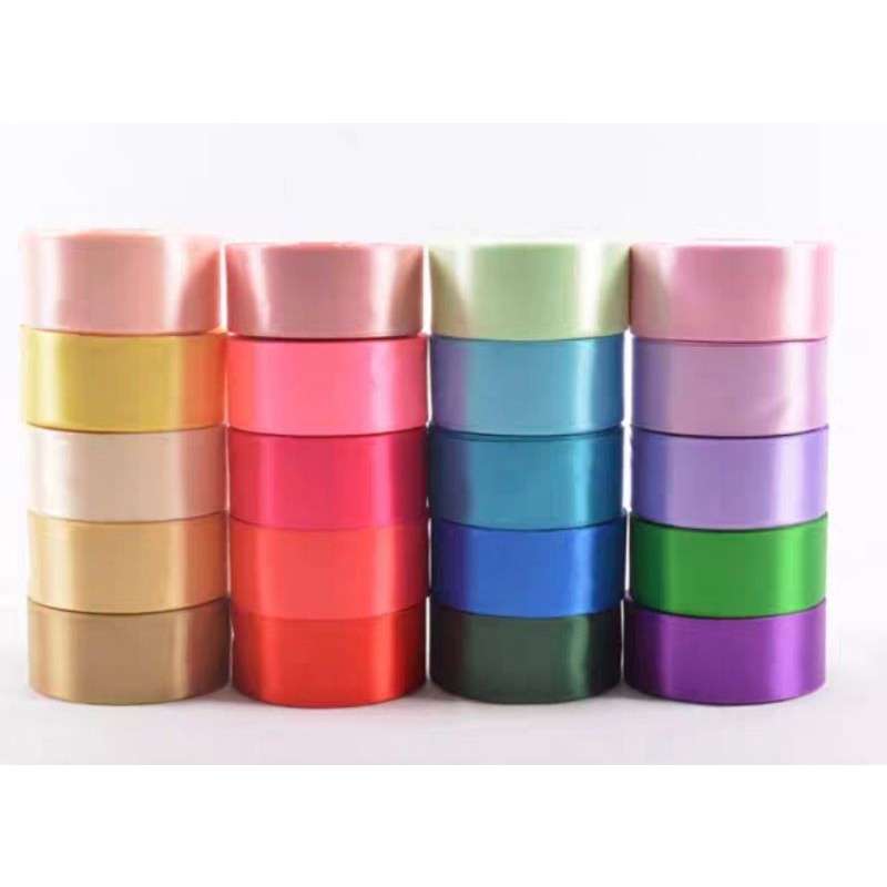 [SG Seller] Satin Ribbon Roll 4cm | 2.5cm | 2cm x 22m Crafts Wedding ...