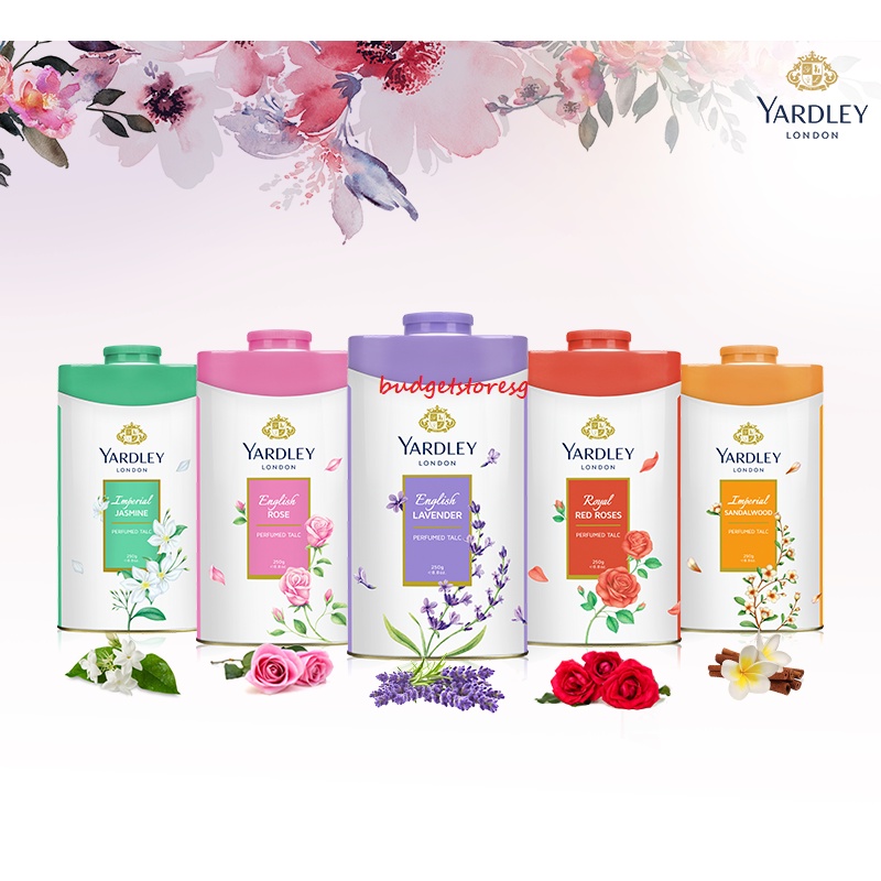 Yardley London Perfumed Talcum Powder for Women - 250 grams | Shopee ...