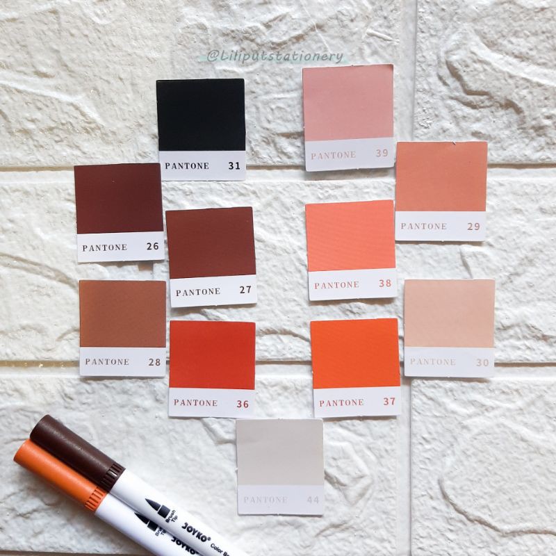 Pantone Sticker - Color Palette Sticker | Shopee Singapore