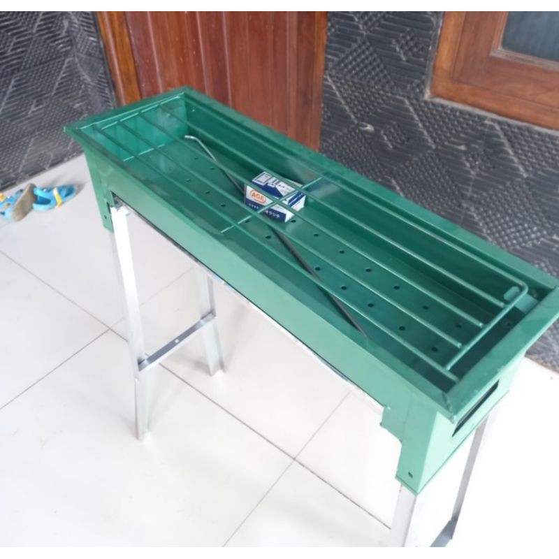 60cm charcoal grilled fish sausage chicken satay grill | Shopee Singapore