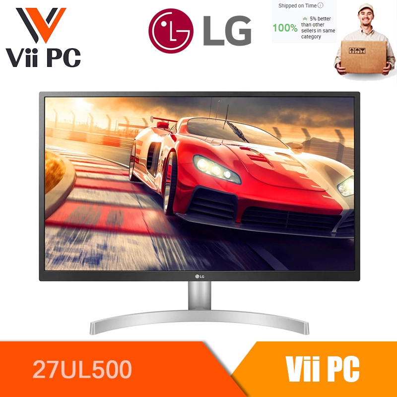 LG 27UL500 27'' Class 4K UHD IPS LED Monitor with HDR 10 HDMI ...