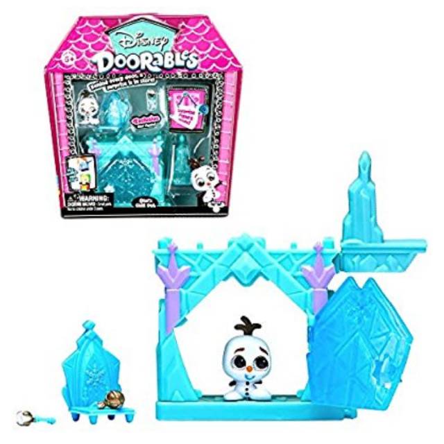 Disney frozen doorables olaf's chill out mini playset princess jasmine ...