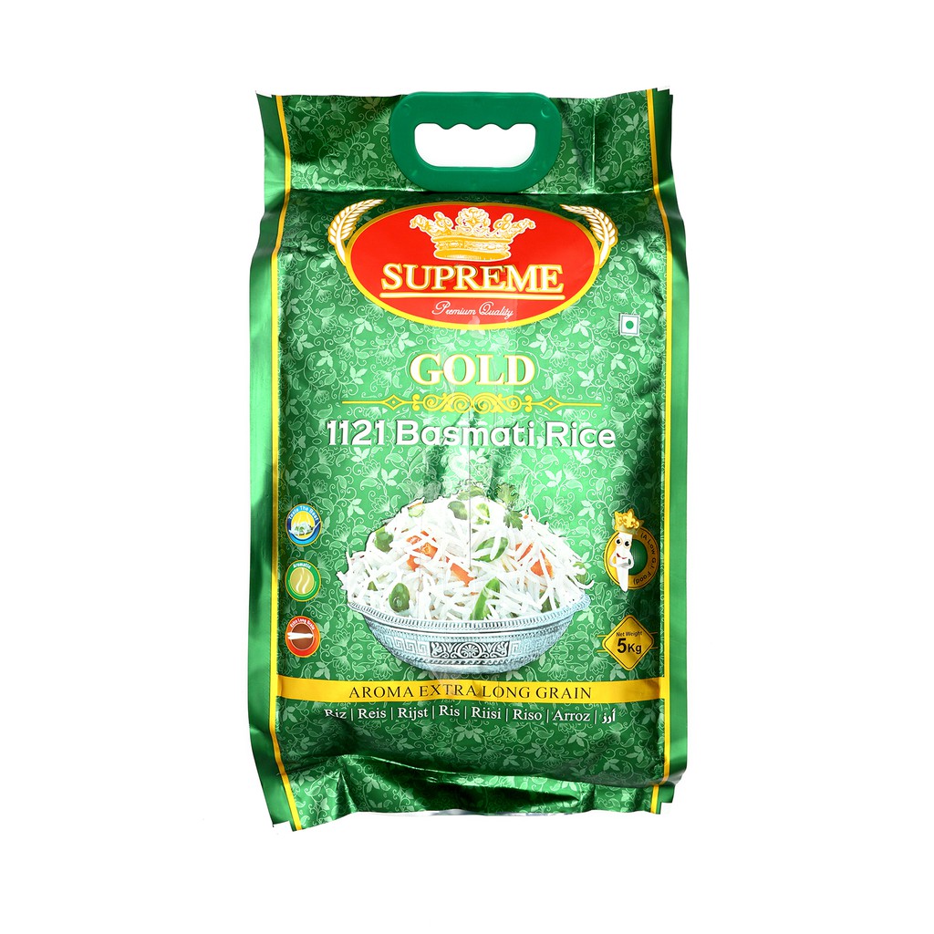 Supreme Gold 1121 Basmati Rice (5kg) | Shopee Singapore