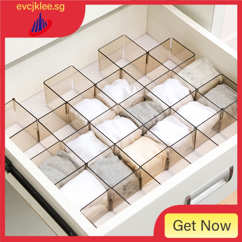 Drawer Divider Partition Organiser Wardrobe Kitchen Storage Cabinet ...