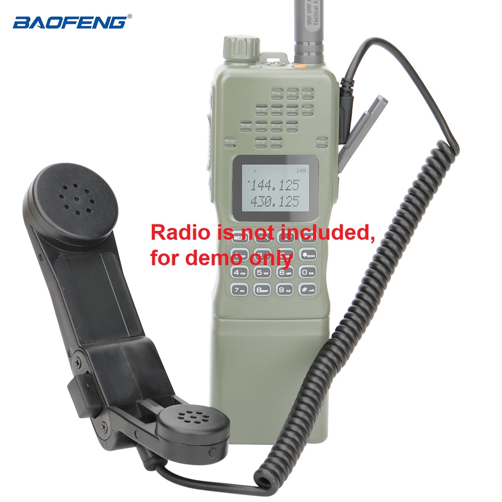 Singapore ready stock, Baofeng Army radio Microphone Military Tactical ...