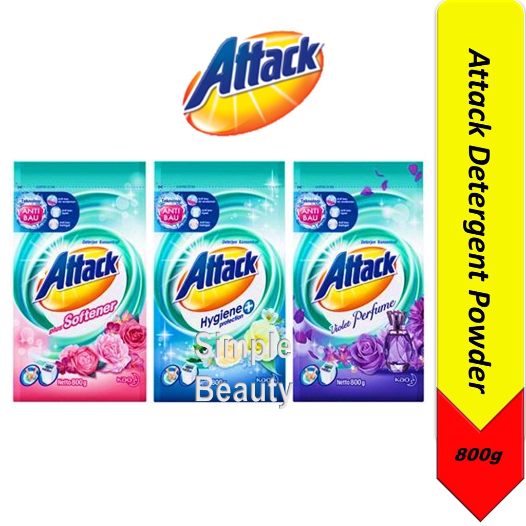 Attack Laundry Detergent Powder, 750g | Shopee Singapore