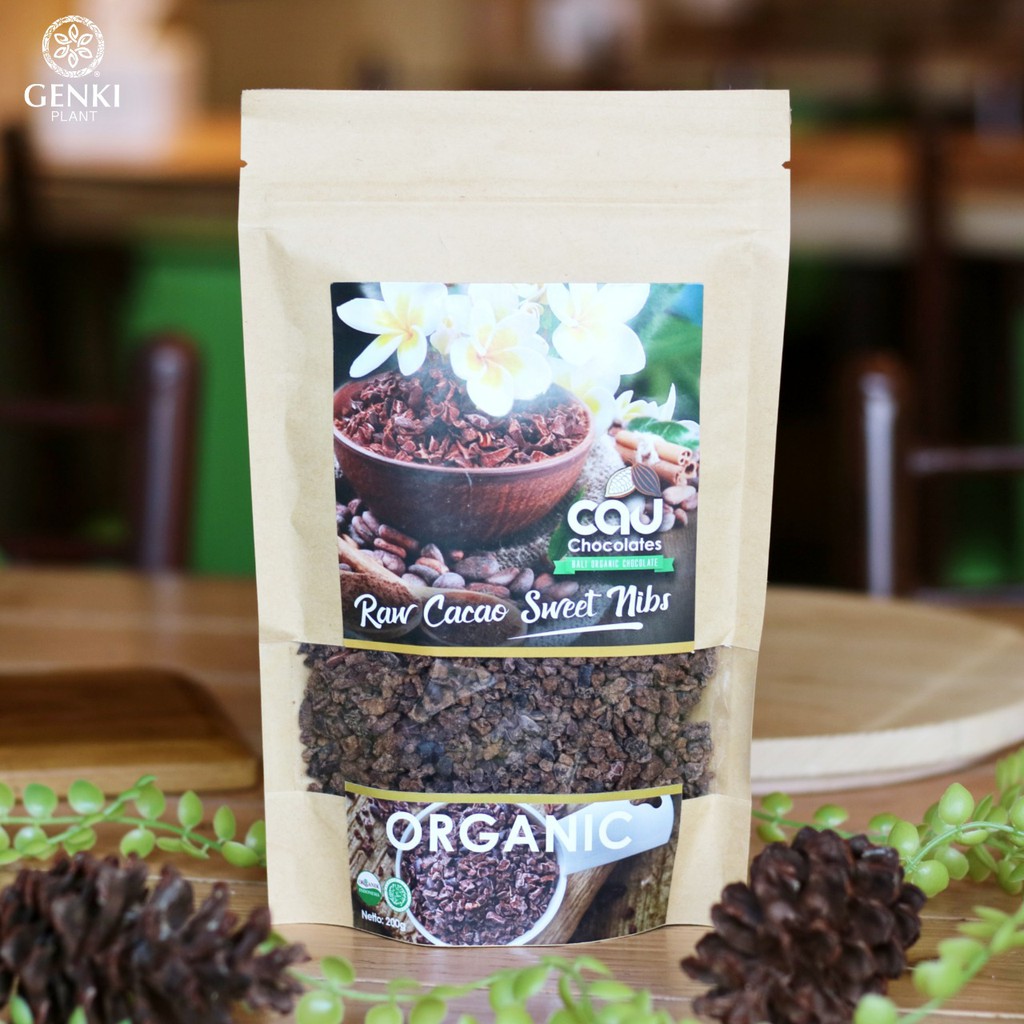 Organic Raw Cacao Sweet Nibs (Cau Chocolates) - 200g | Shopee Singapore