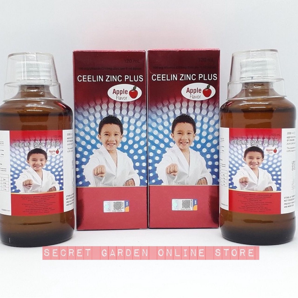 CEELIN ZINC PLUS SYRUP (APPLE FLAVOUR) EXP : 02/2023 | Shopee Singapore