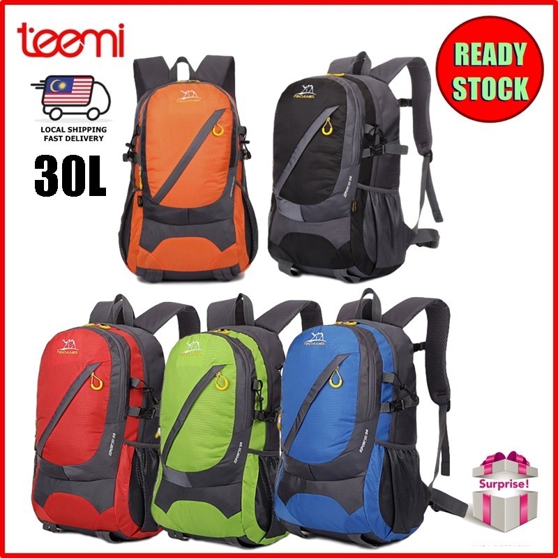 TEEMI [FREE ] 30L Outdoor Hiking Sports Water Resistant Travel Backpack ...