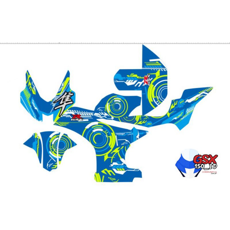 Gsx R Decal (full) | Shopee Singapore