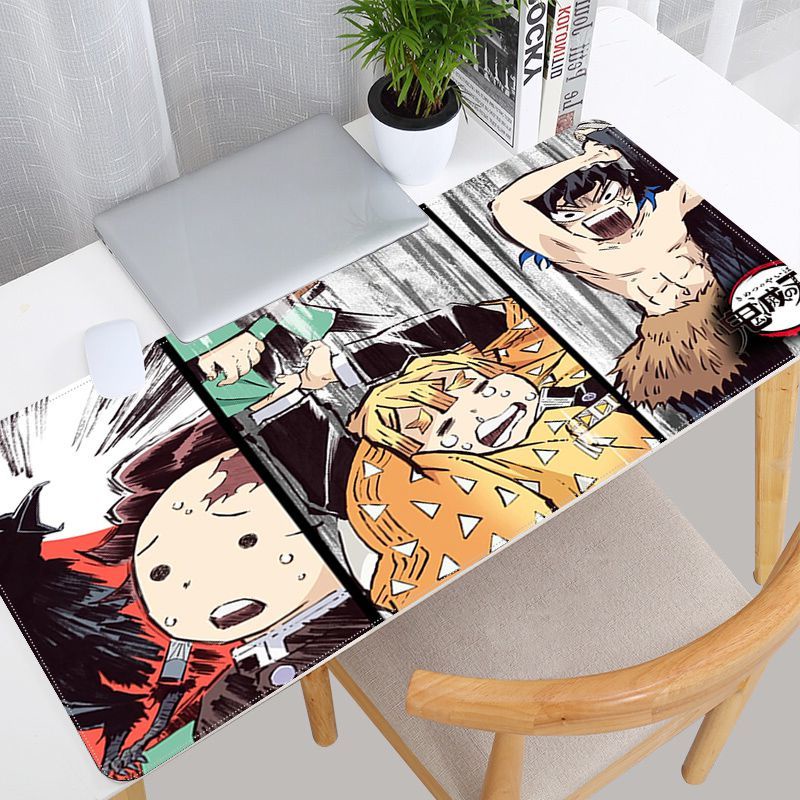 Anime Demon Slayer Kimetsu No Yaiba 80x30/90x40cm Large Keyboard Desk ...