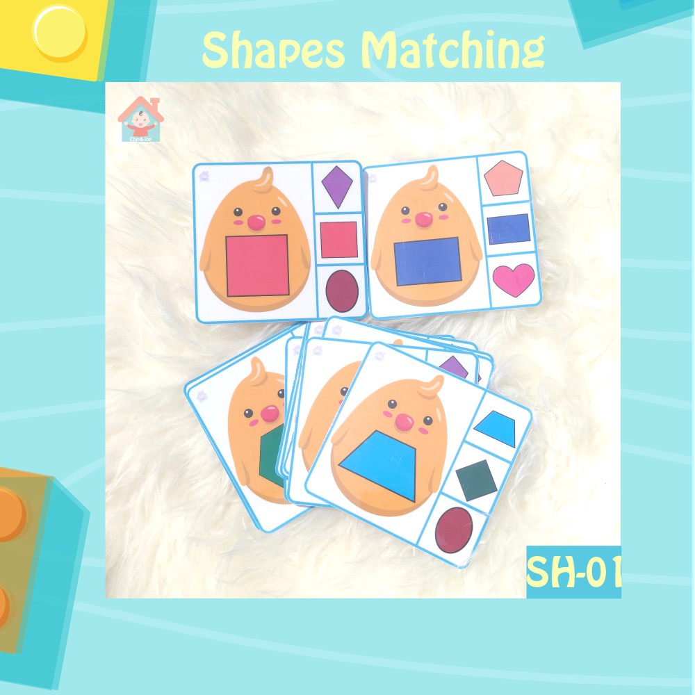 Shapes Matching Children's Learning Two-Dimensional Shapes Flat Build ...