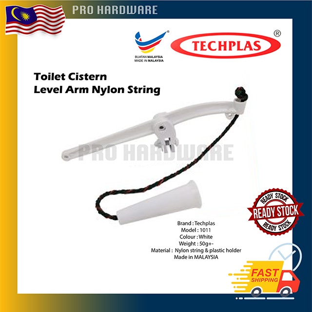 【TECHPLAS】TOILET CISTERN FLUSH HANDLE HIGH LEVEL ARM PLASTIC / TANDAS ...