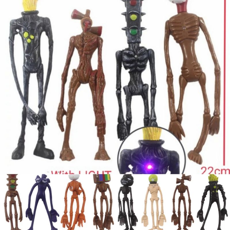 Figure siren head Toy Display Statue Cake topper figurine siren head ...