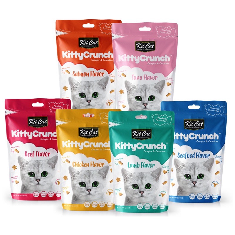Kit Cat Kitty Crunch Treats for Cats (60g) | Shopee Singapore
