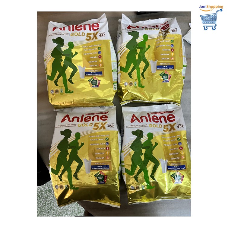 Anlene Gold 5X Milk Powder 950g x 4 packs | Shopee Singapore