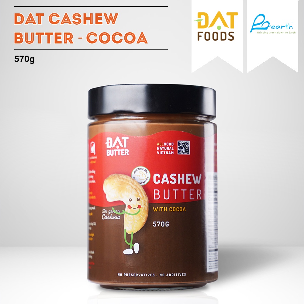 Dat Foods Cashew butter with Cocoa (570g) | Shopee Singapore