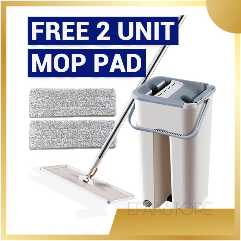 Mop Lantai Serbaguna Mop Holder Mop Pad Mop With Bucket Mop Spin Easy ...