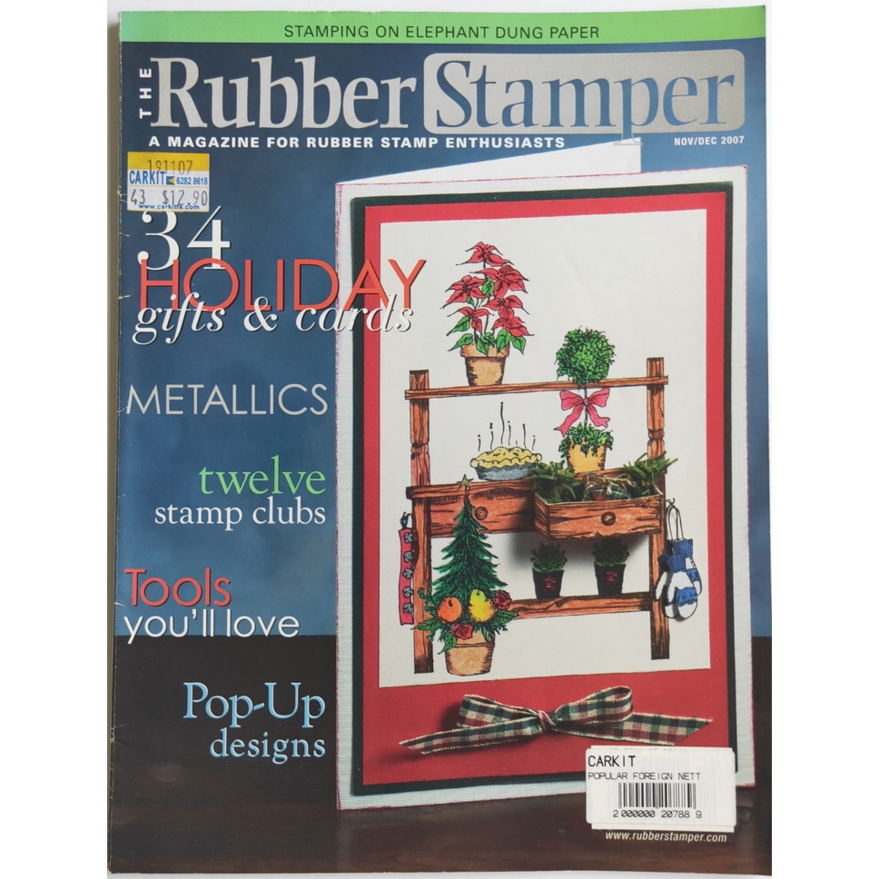 [USED] [RS 1207] Rubber Stamper US (Papercraft Magazine) | Shopee Singapore