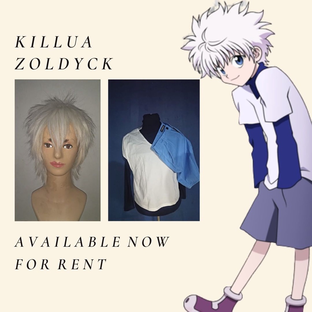 Rental Costume Cosplay Homearyarentcos Killua Zoldyck Hunter x Hunter ...