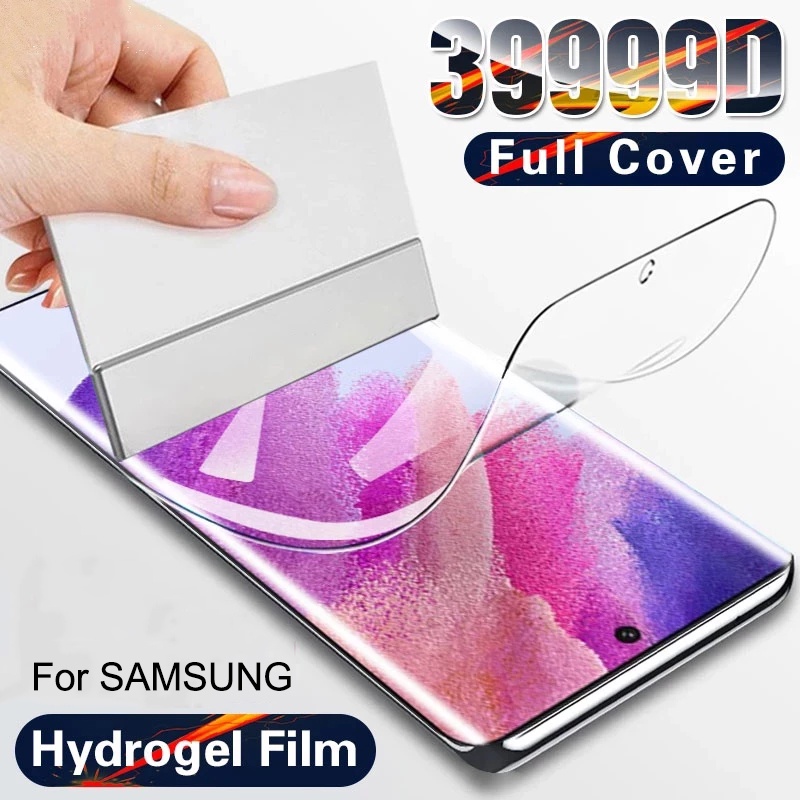 Full Cover Hydrogel Film For Samsung Galaxy S24 S23 S22 S21 S20 S10 S9 S8 Plus S23FE S21FE S20FE ...