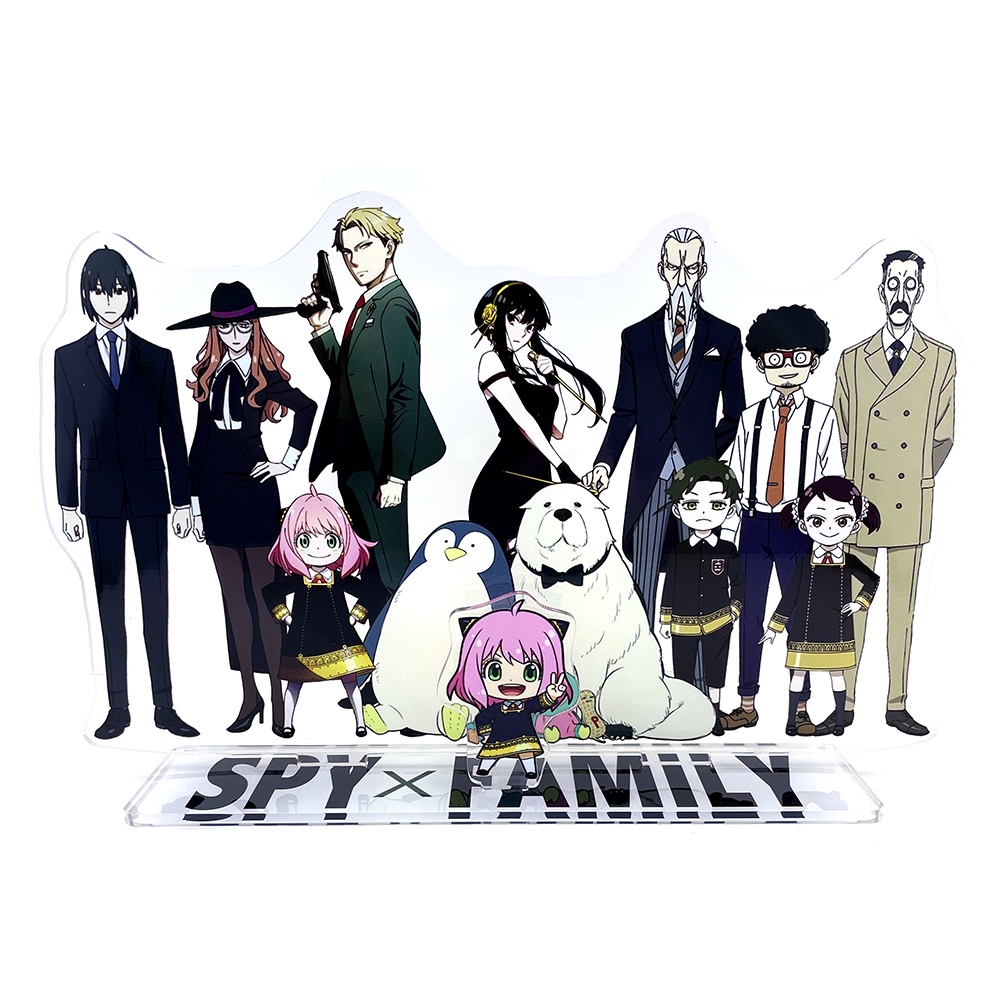 BIG SIZE Spy x Family Forger Anya Yor Loid Bond Damian Yuri Henry Becky ...
