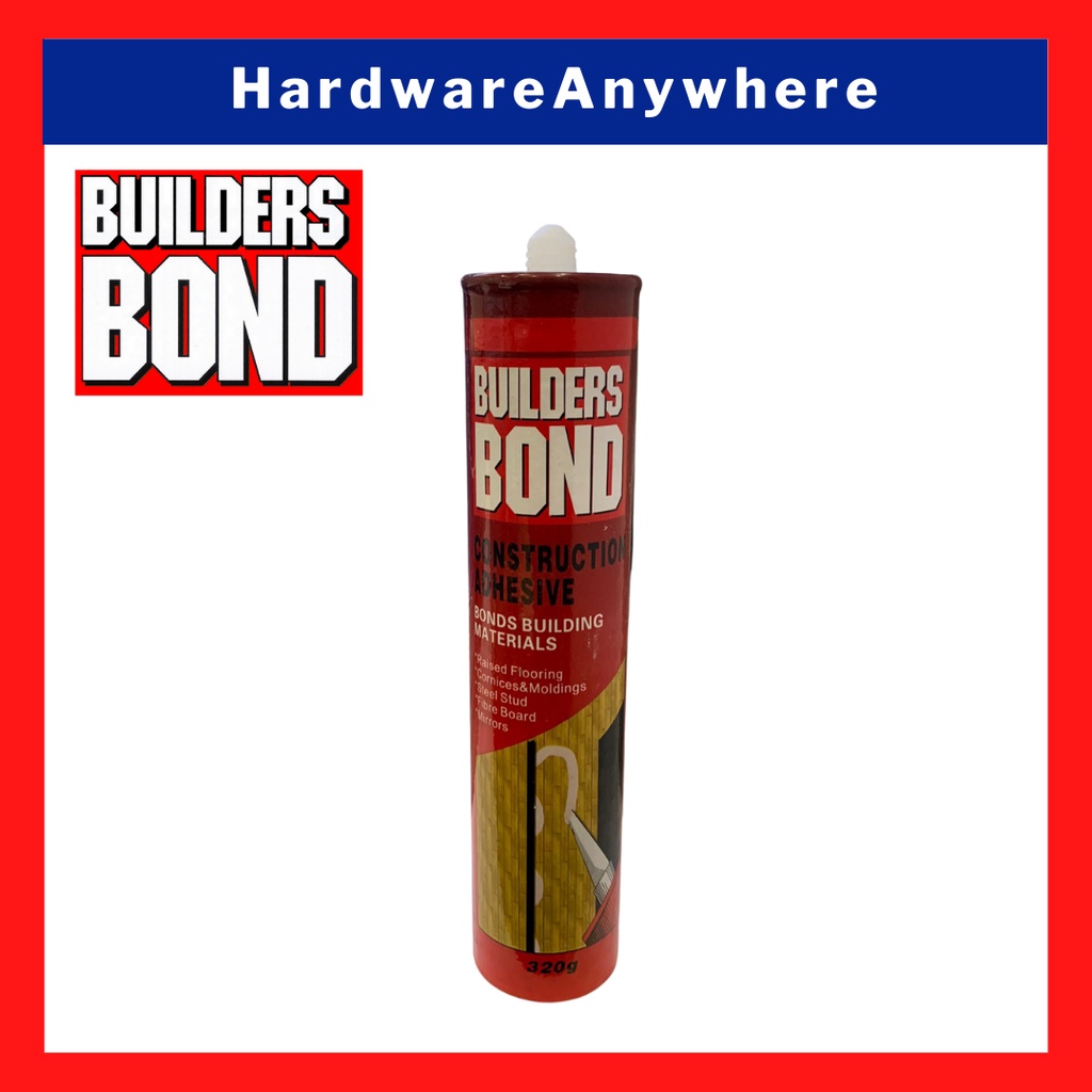 BUILDERS BOND Construction Adhesive 320g | Shopee Singapore