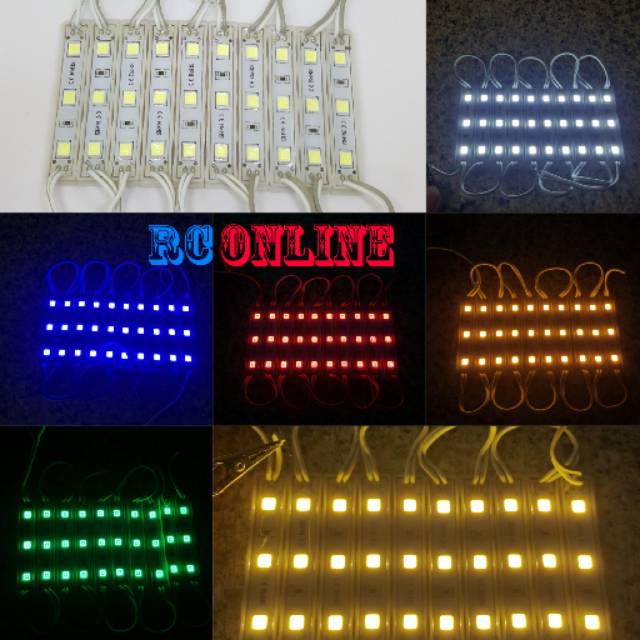 Led strip Lights 3 Eyes smd 5050 led Brake Turn Signal Number Plate ...