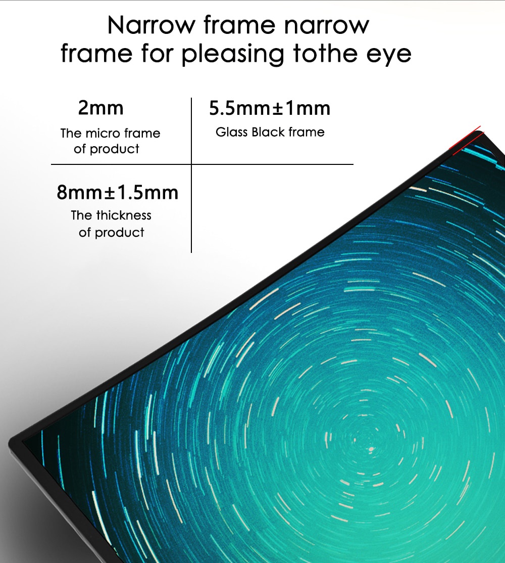 PROMO 24 inch Ultra-Thin Curved Monitor Screen, LED Computer Gaming ...