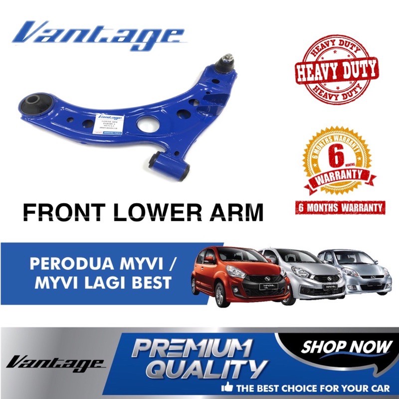 LOWER ARM PERODUA MYVI 2005-2017 BRAND VANTAGE | Shopee Singapore