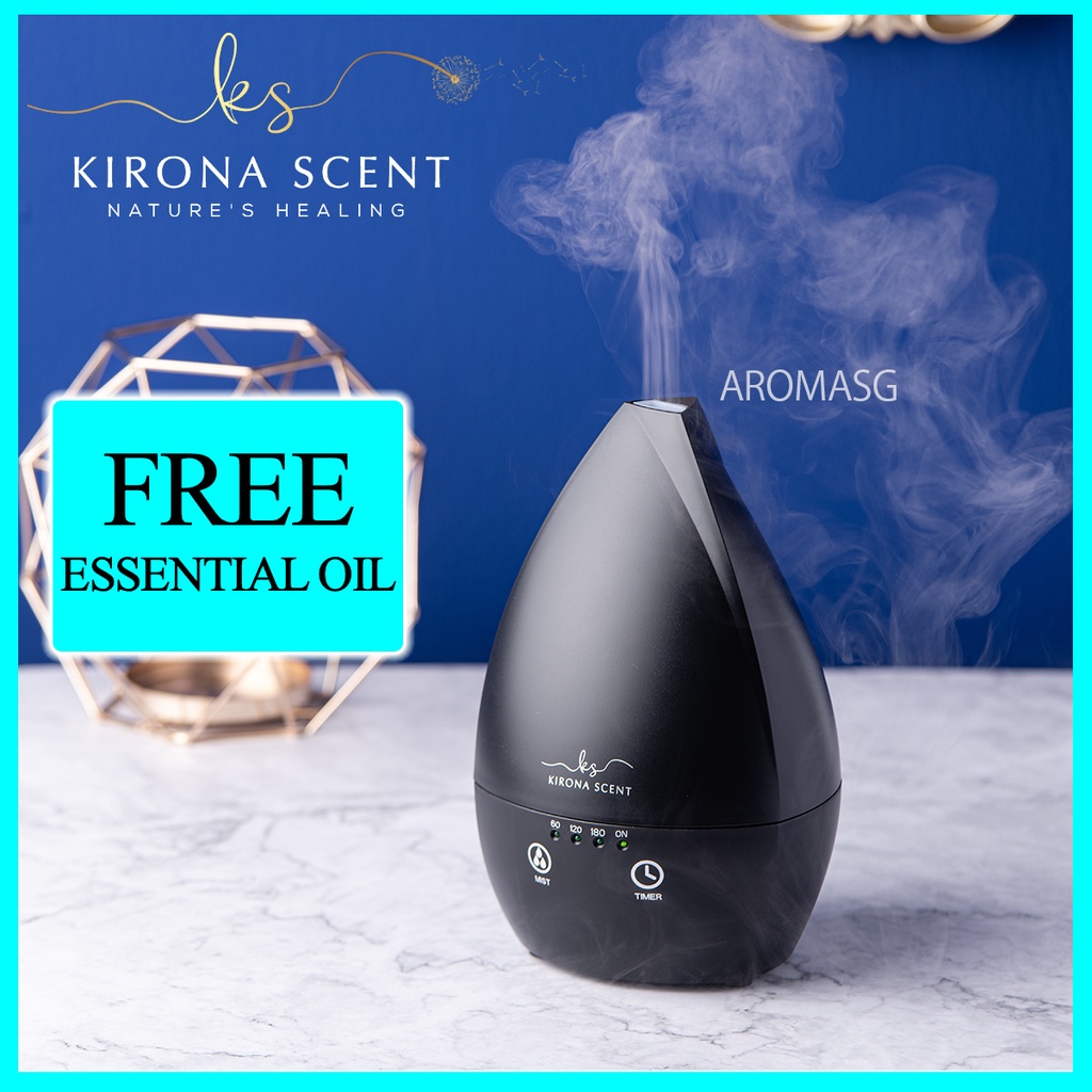 [8.8 Mega Sale] NEW! Classic Black Ultrasonic Humidifier. Aroma ...