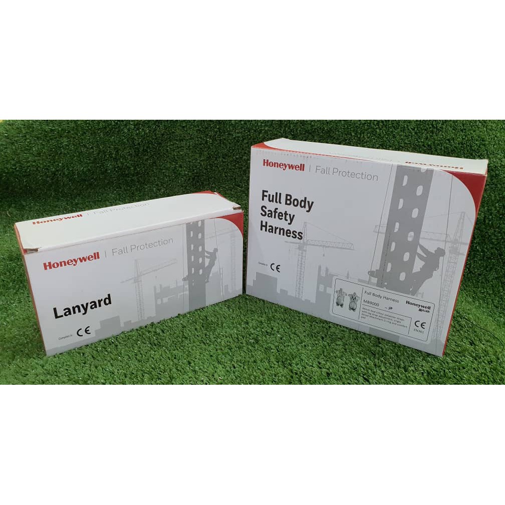 Honeywell Full Body Safety Harness MB9000 & Double Lanyard with Shock ...