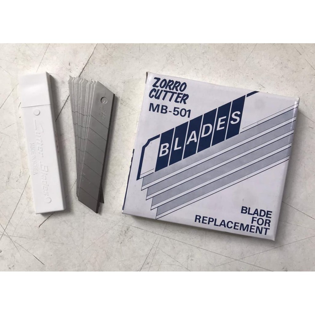 Standard Pen Knife Blade Replacement MB-501 100mmx18mm (Made in Korea ...