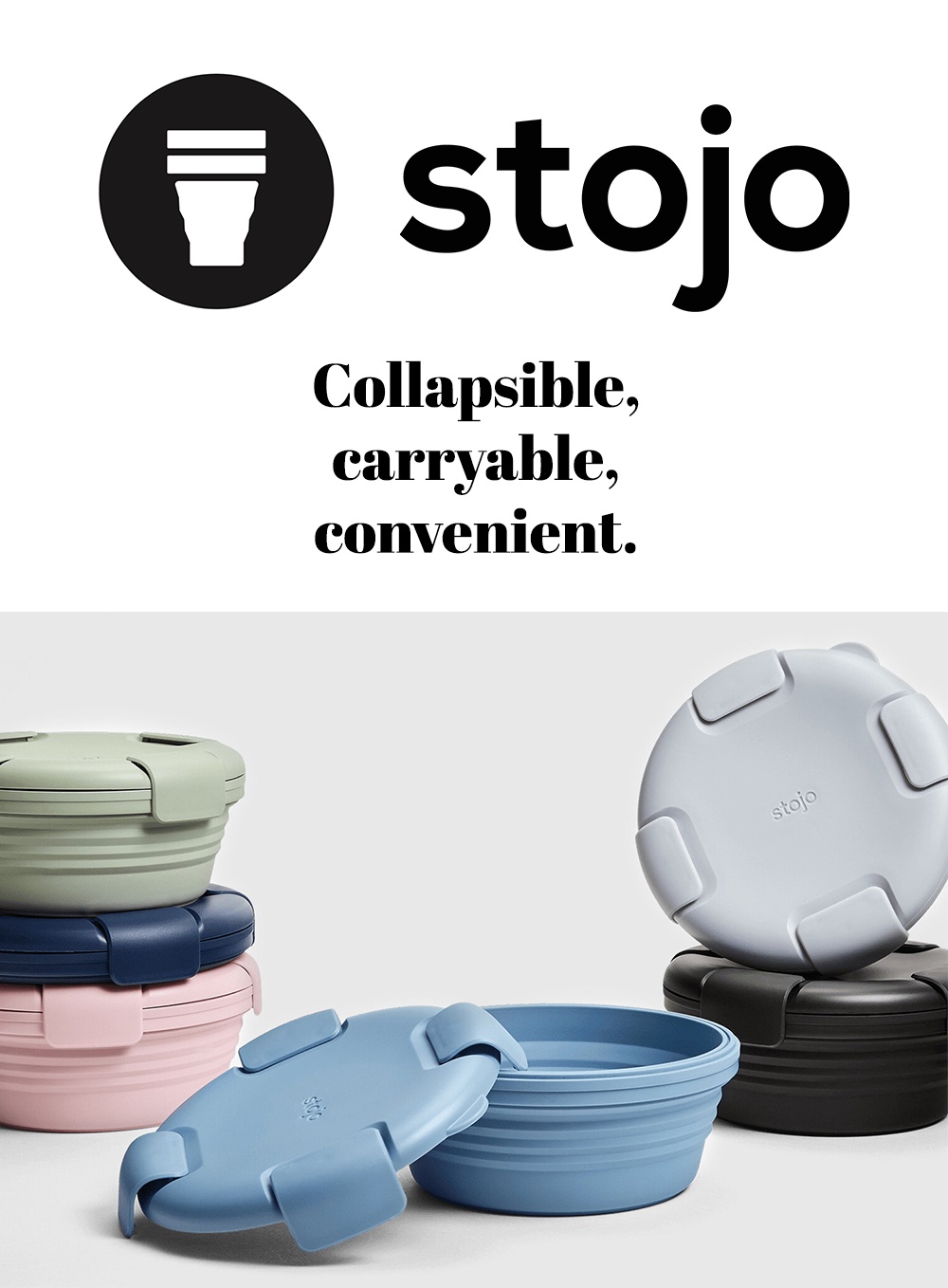 Stojo Collapsible Bowl 36oz | Shopee Singapore