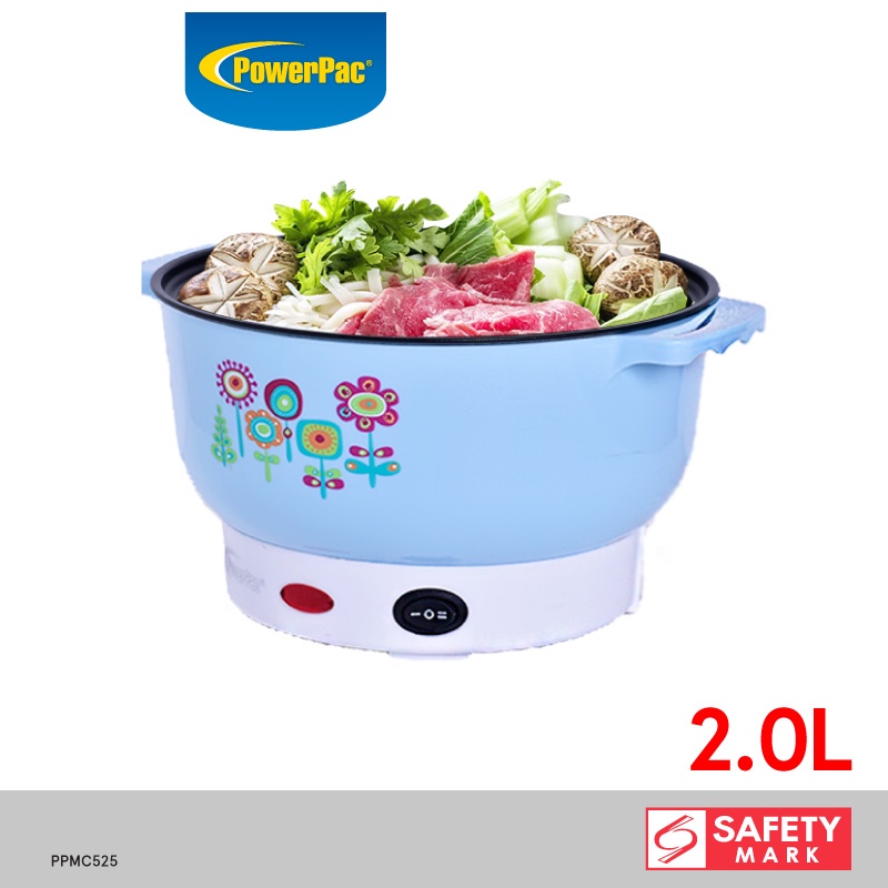 PowerPac Electric Multi cooker 2.0L steamboat noodle cooker hot pot ...